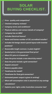 Solar Panel System Checklist | Perth Solar Force